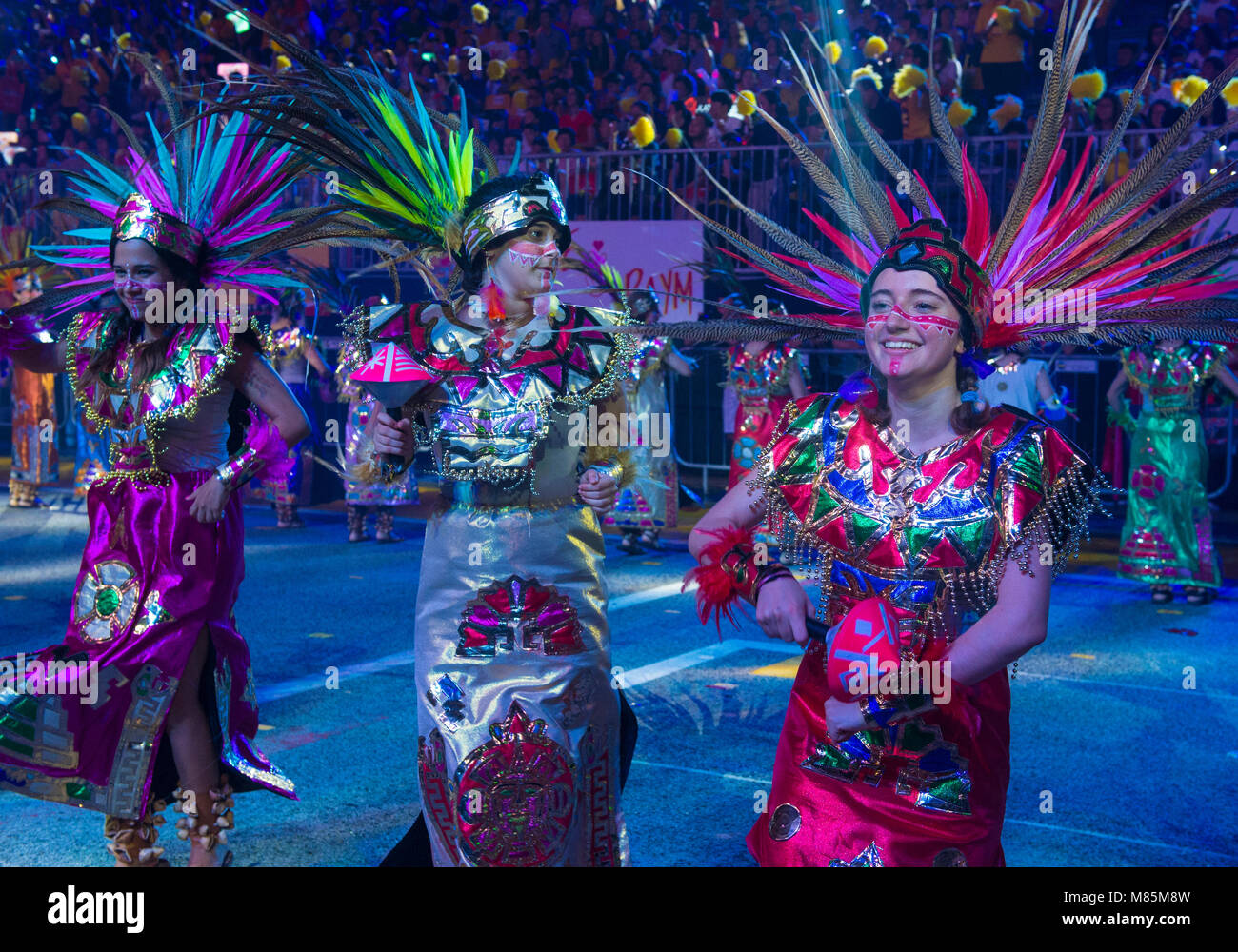 SIParticipants in the Chingay parade in Singapore Stock Photo - Alamy