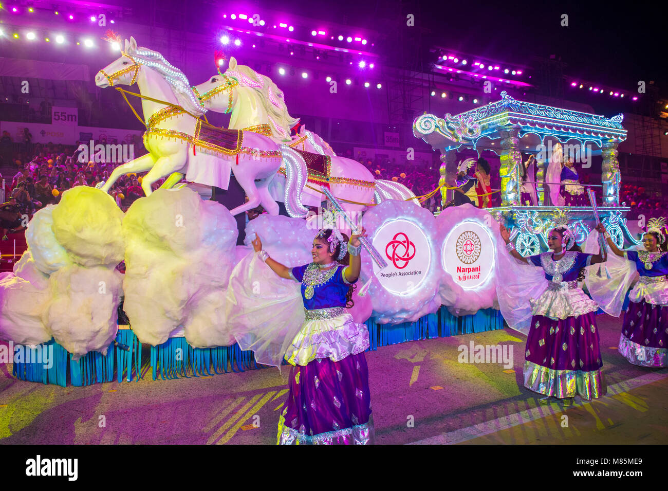 SIParticipants in the Chingay parade in Singapore Stock Photo - Alamy
