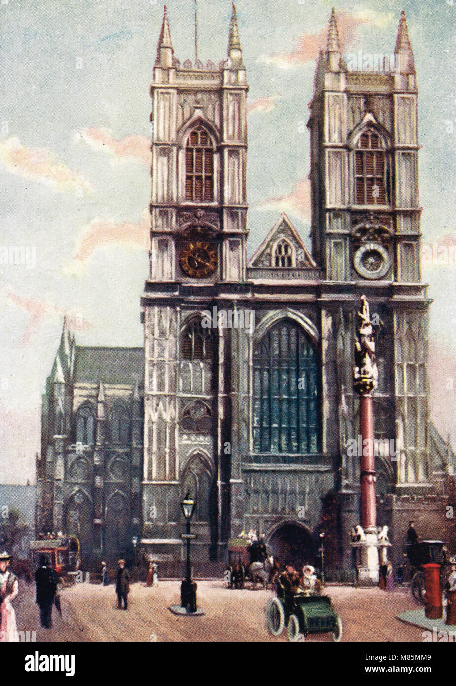 Westminster Abbey, City of Westminster, London, England, circa 1905 ...