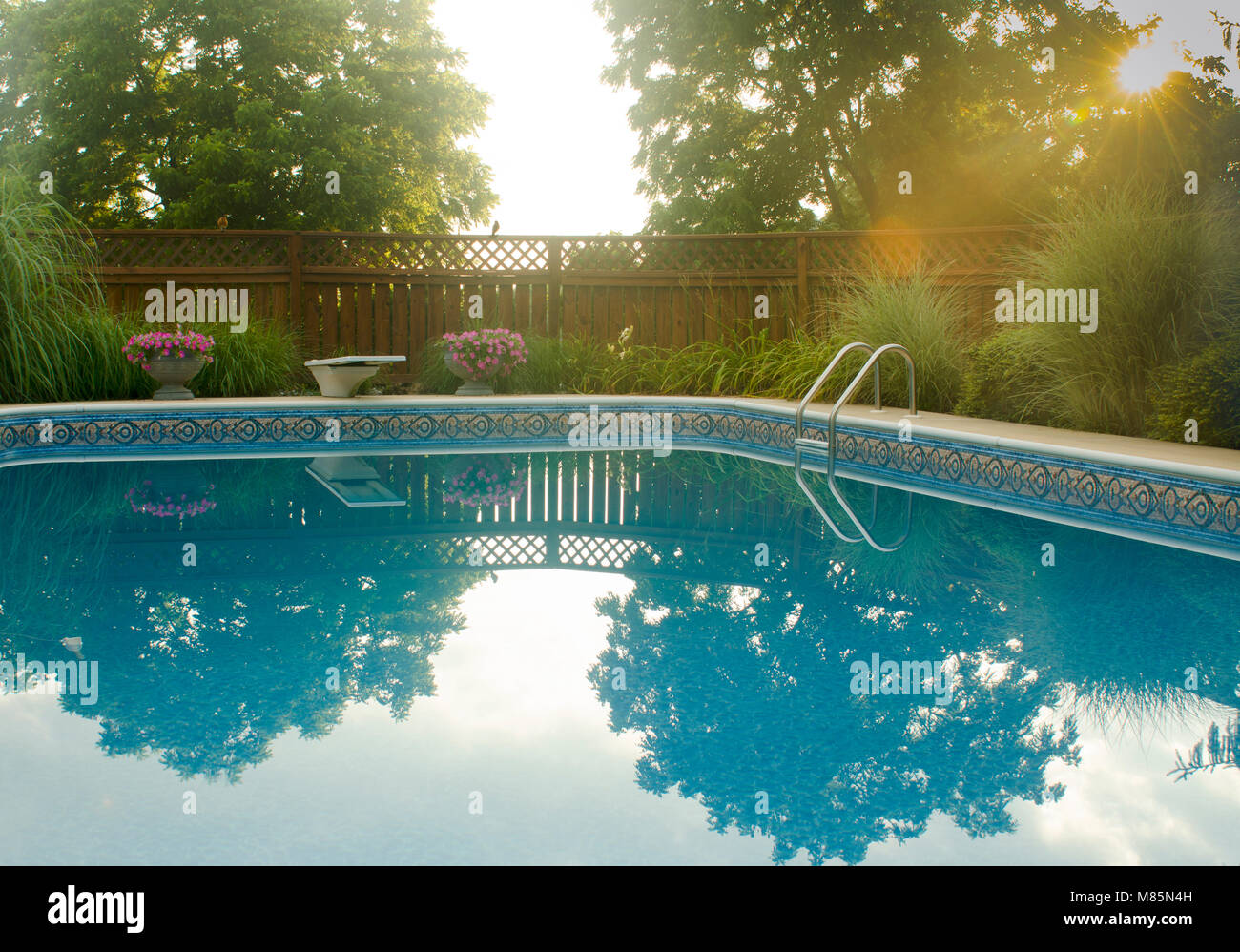 Reflections swimming pool in hi-res stock photography and images - Alamy
