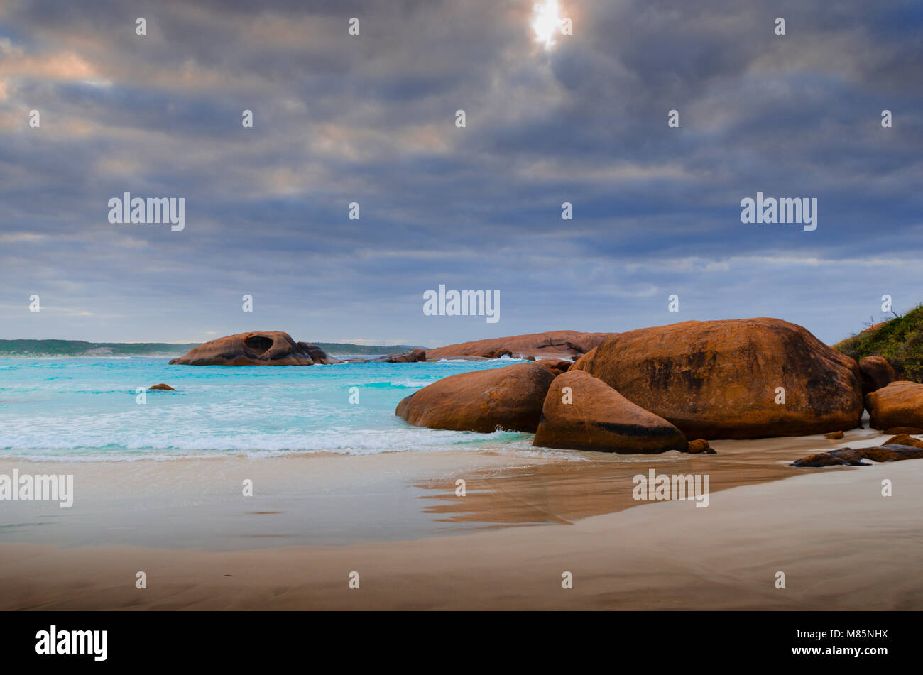 Twilight Cove, Great Ocean Drive Esperance WA Stock Photo - Alamy