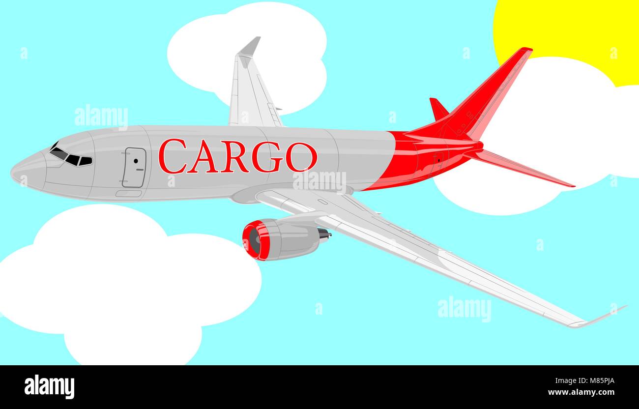 Airplane. Vector illustration Stock Vector Image & Art - Alamy