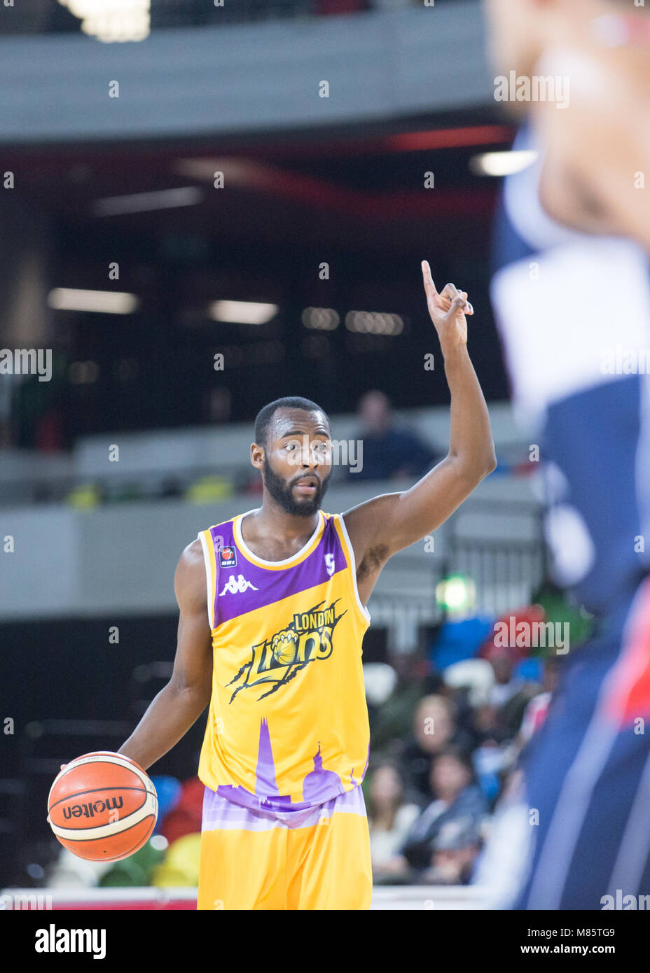 Copper Box Arena, Olympic Park, London, 13th March 2018. Lions' new ...