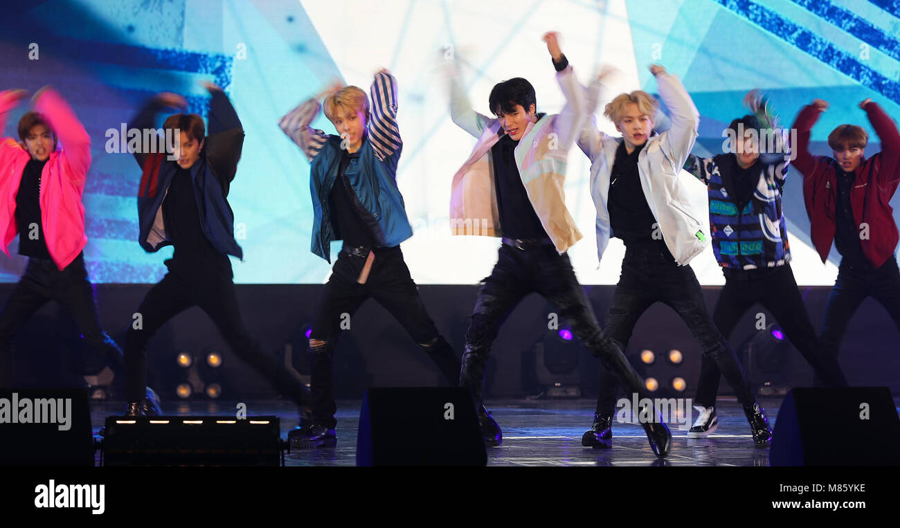 15th Mar, 2018. S. Korean boy group NCT 2018 South Korean boy group NCT ...