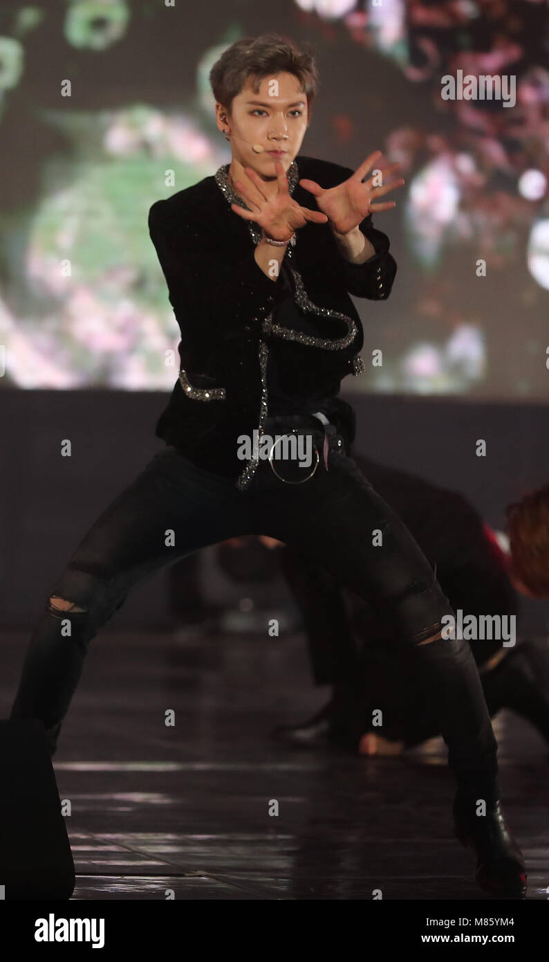 15th Mar, 2018. S. Korean boy group NCT 2018 Ten, a member of South ...