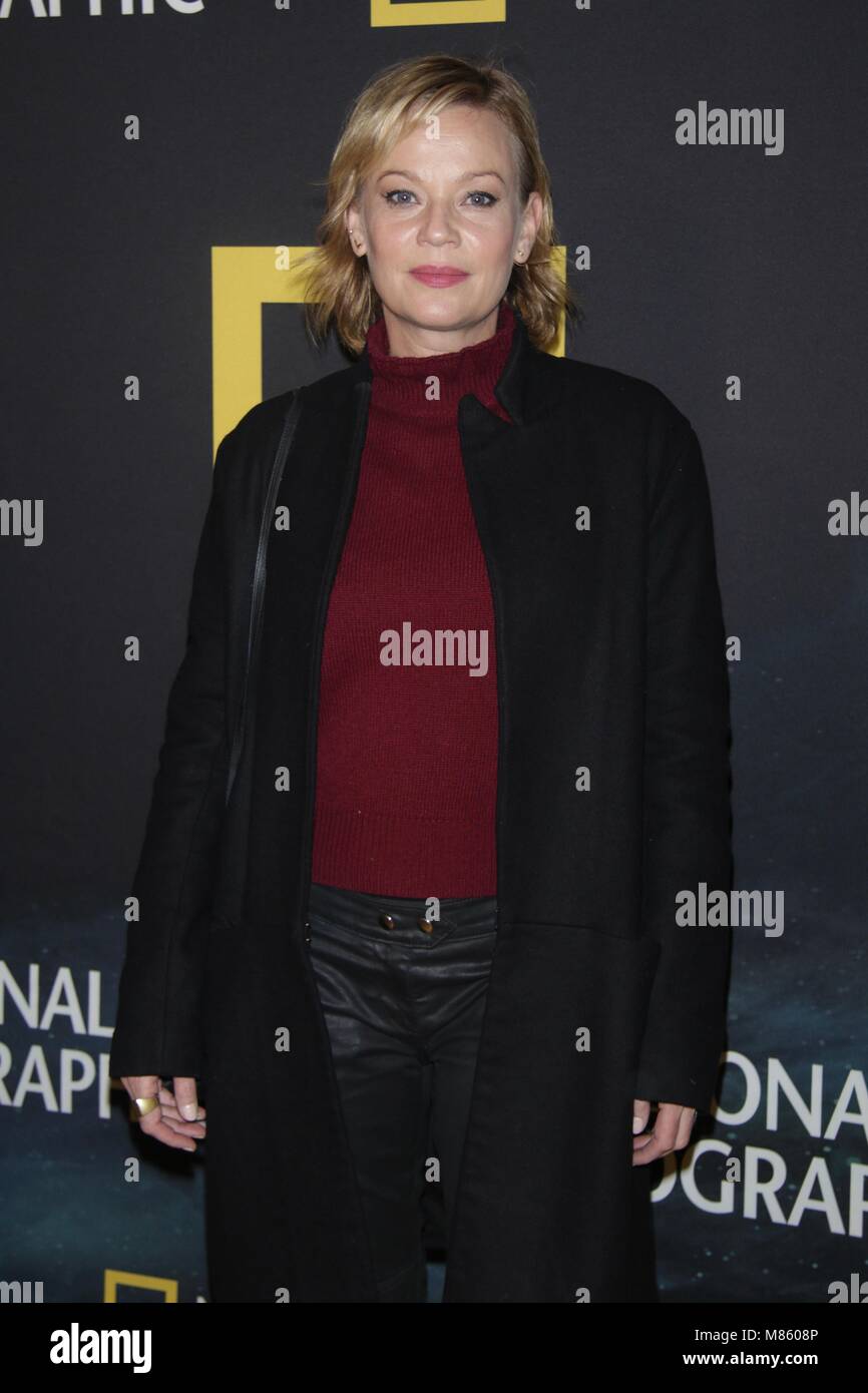 New York, NY, USA. 14th Mar, 2018. Samantha Mathis at National ...