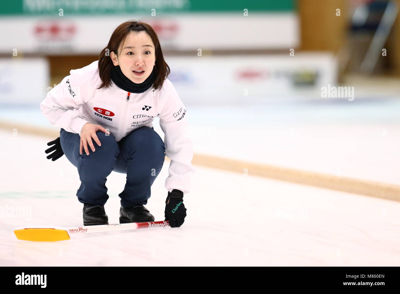 Michigin Dream Stadium Curling Hall, Aomori, Japan. 14th Mar, 2018 ...