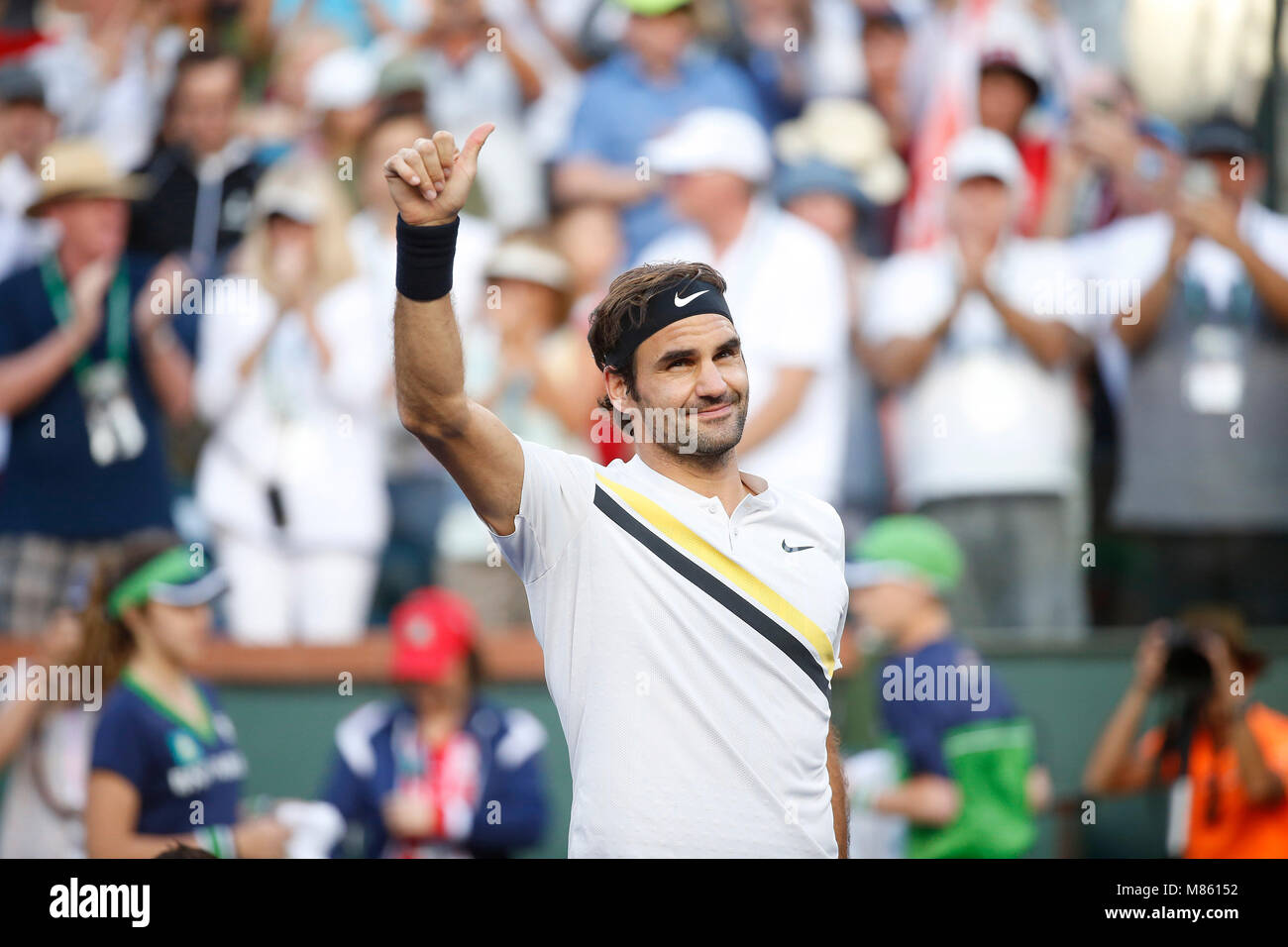 Indian Wells, California, USA. 14th March, 2018. March 14, 2018 Roger ...