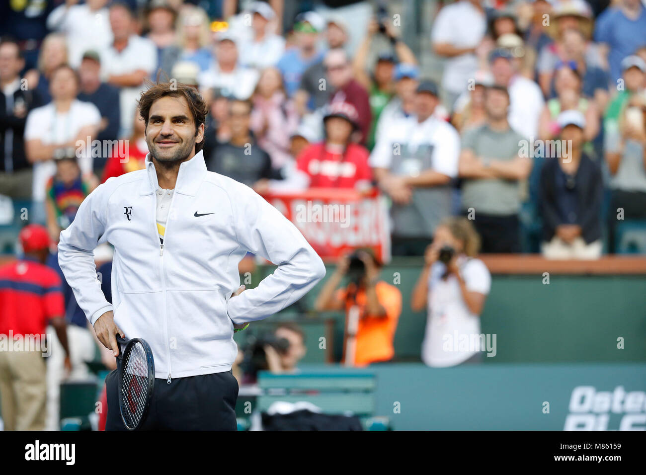 Indian Wells, California, USA. 14th March, 2018. March 14, 2018 Roger ...
