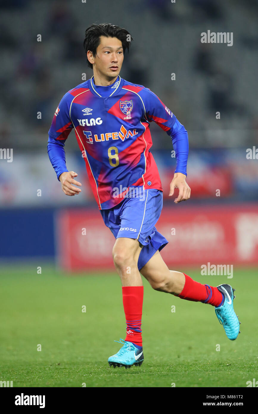 Ajinomoto Stadium, Tokyo, Japan. 14th Mar, 2018. Yojiro Takahagi (FC Tokyo), MARCH 14, 2018 ...