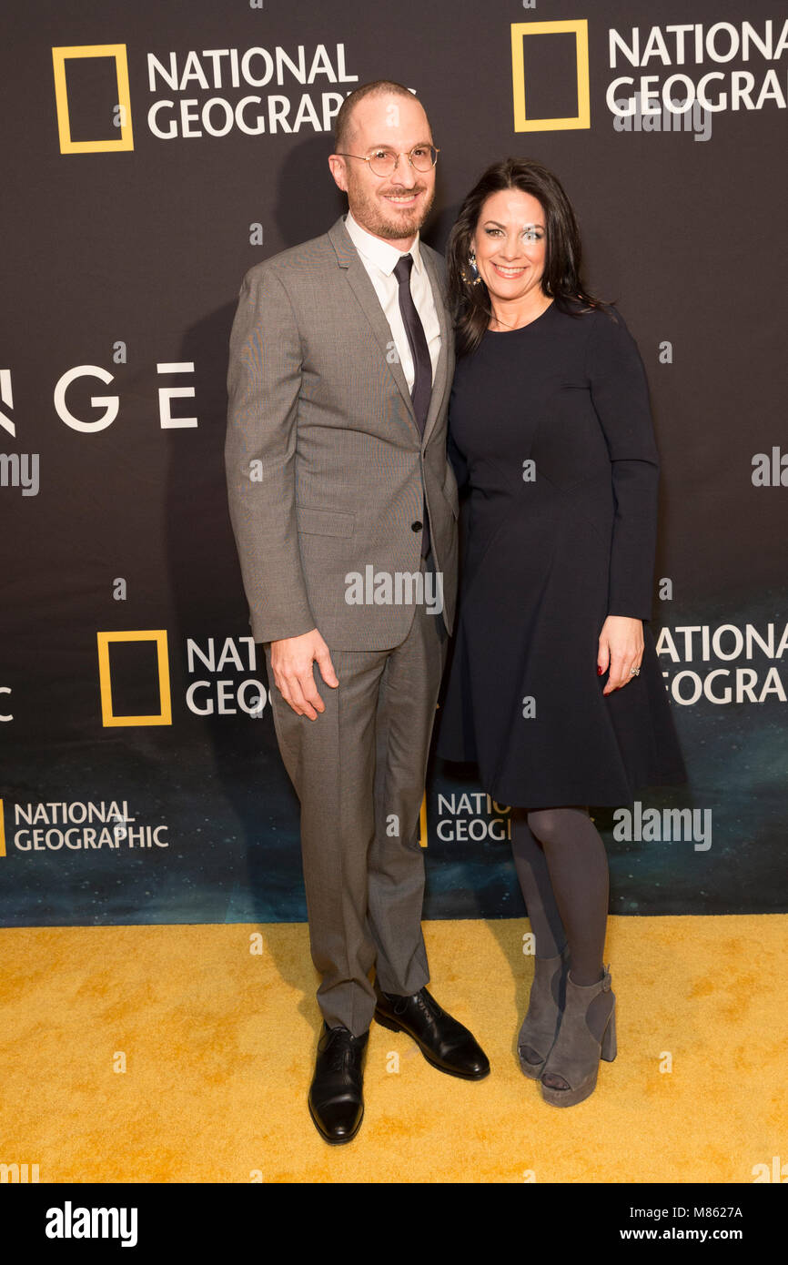New York, NY - March 14, 2018: Darren Aronofsky, Courtney Monroe attend ...
