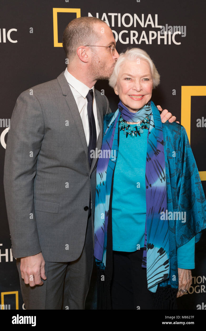 New York, NY - March 14, 2018: Darren Aronofsky, Ellen Burstyn attend ...