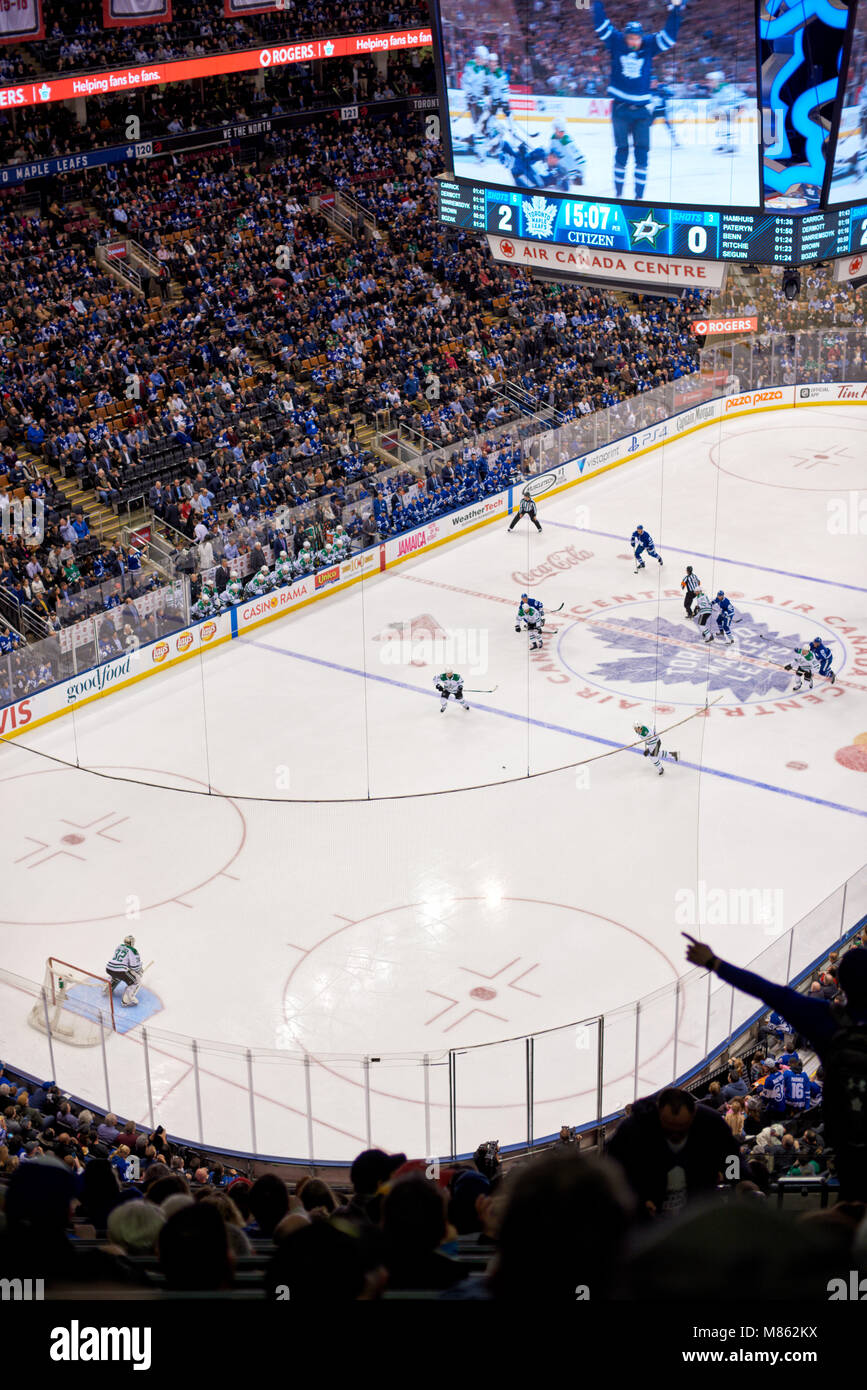 Toronto, ON, Canada. 14th March 2018. Moment of the NHL match between ...