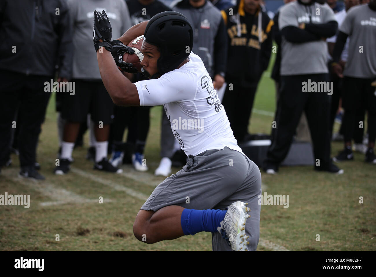RB Chandler Decarlos Brooks #323 at the Nike Football The Opening ...