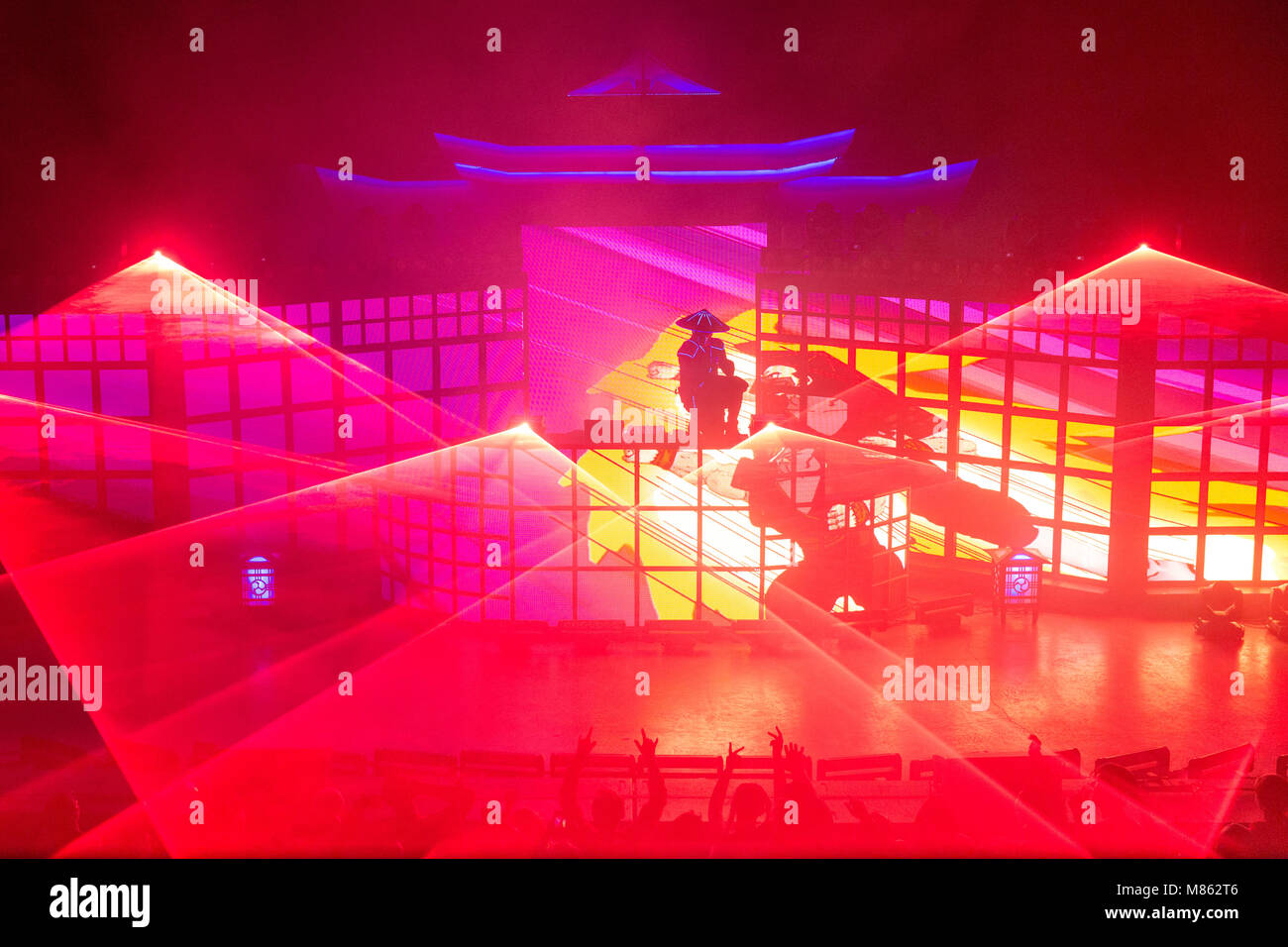 Madison, Wisconsin, USA. 13th Mar, 2018. DATSIK (TROY BEETLES) during ...