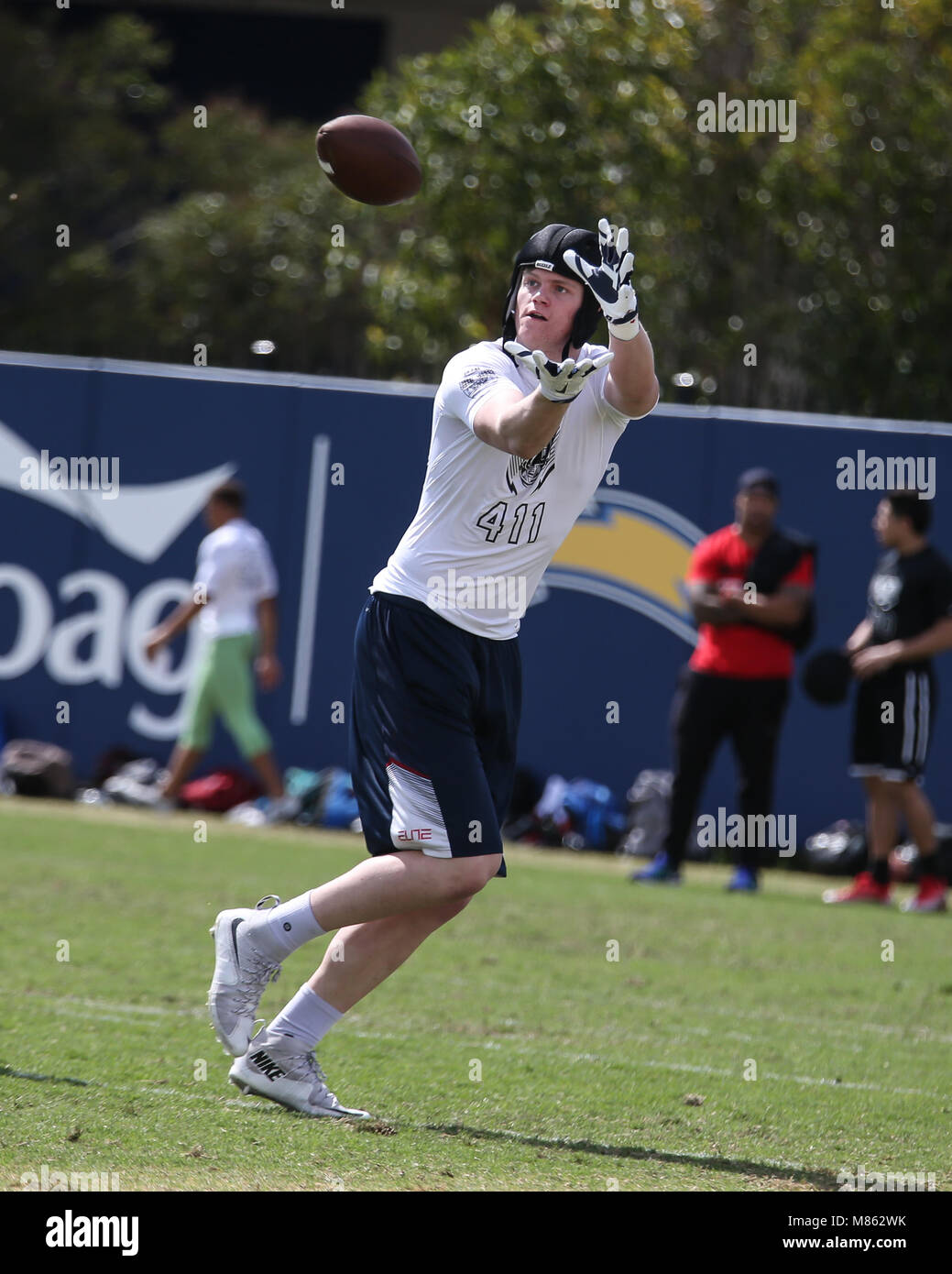 TE Herriman Blake Freeland #411 at the Nike Football The Opening ...
