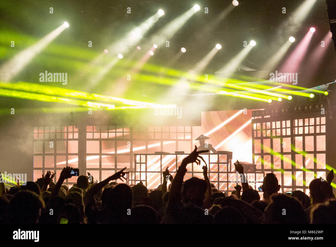 Madison, Wisconsin, USA. 13th Mar, 2018. DATSIK (TROY BEETLES) during ...
