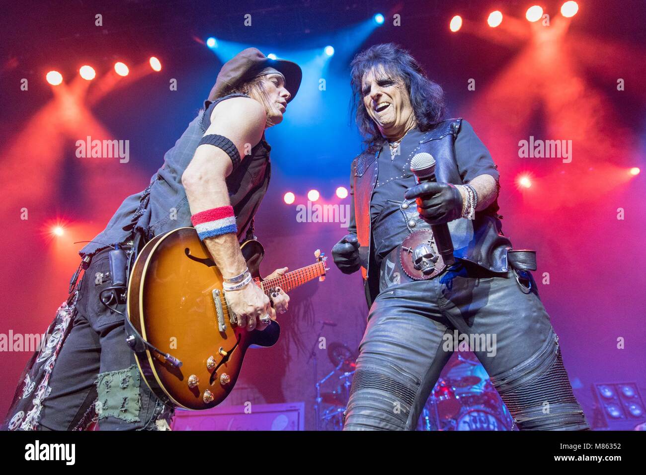 Madison, Wisconsin, USA. 14th Mar, 2018. RYAN ROXIE and ALICE COOPER ...
