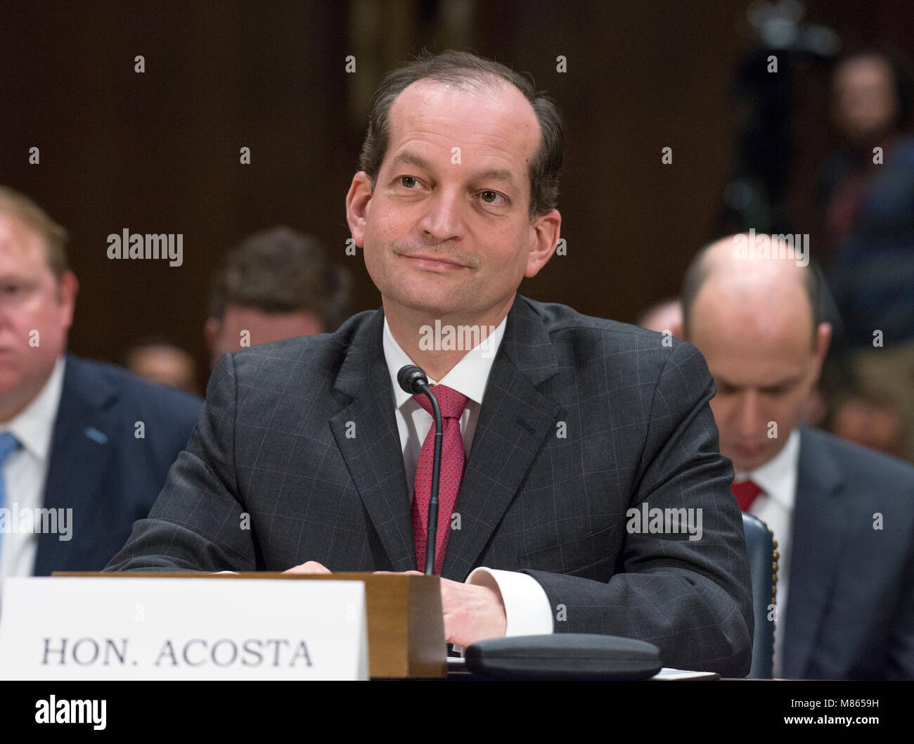 United States Secretary of Labor Secretary Alexander Acosta testifies ...