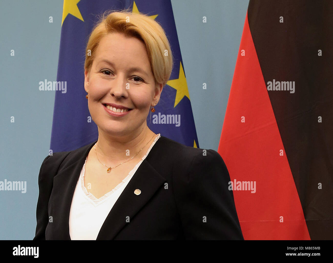 15 March 2018, Germany, Berlin: Franziska Giffey (SPD), Federal ...