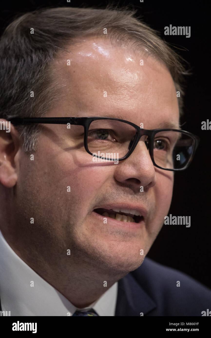 Washington, United States Of America. 14th Mar, 2018. Ryan Petty, the ...