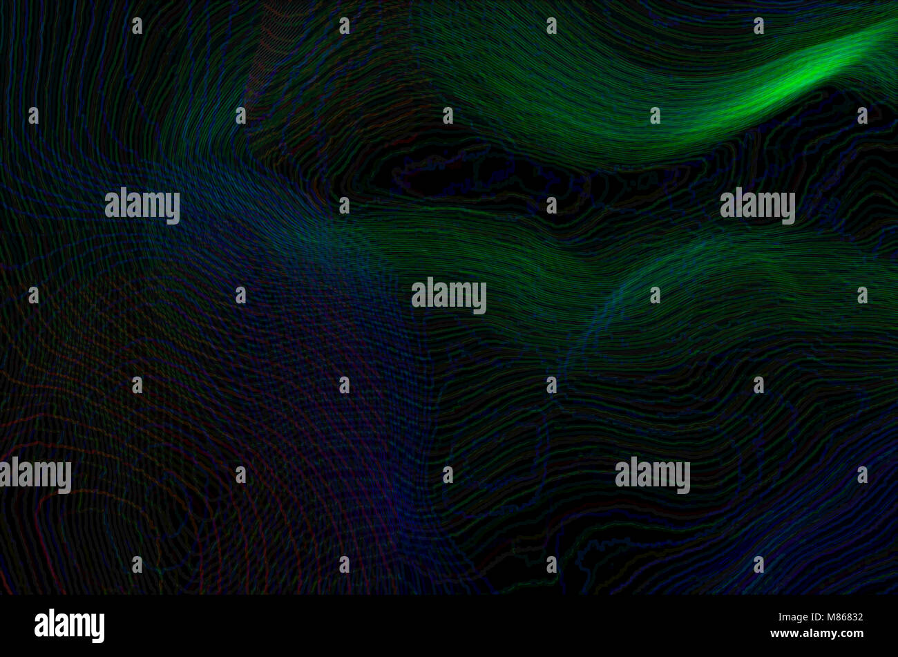 Colorful neon abstract art for design background & texture, wave & line ...