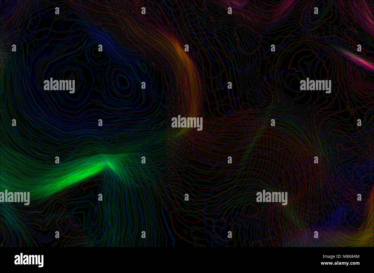 Colorful neon abstract art for design background & texture, wave & line ...