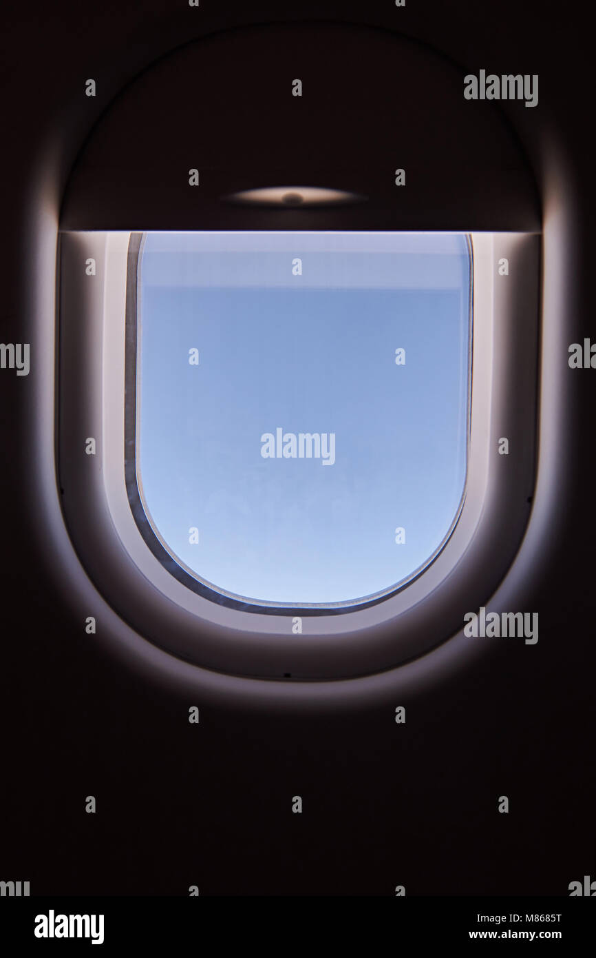 Airplane window frame hi-res stock photography and images - Alamy