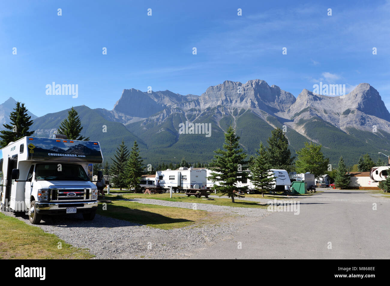 Canada bc camping campground hi-res stock photography and images - Alamy