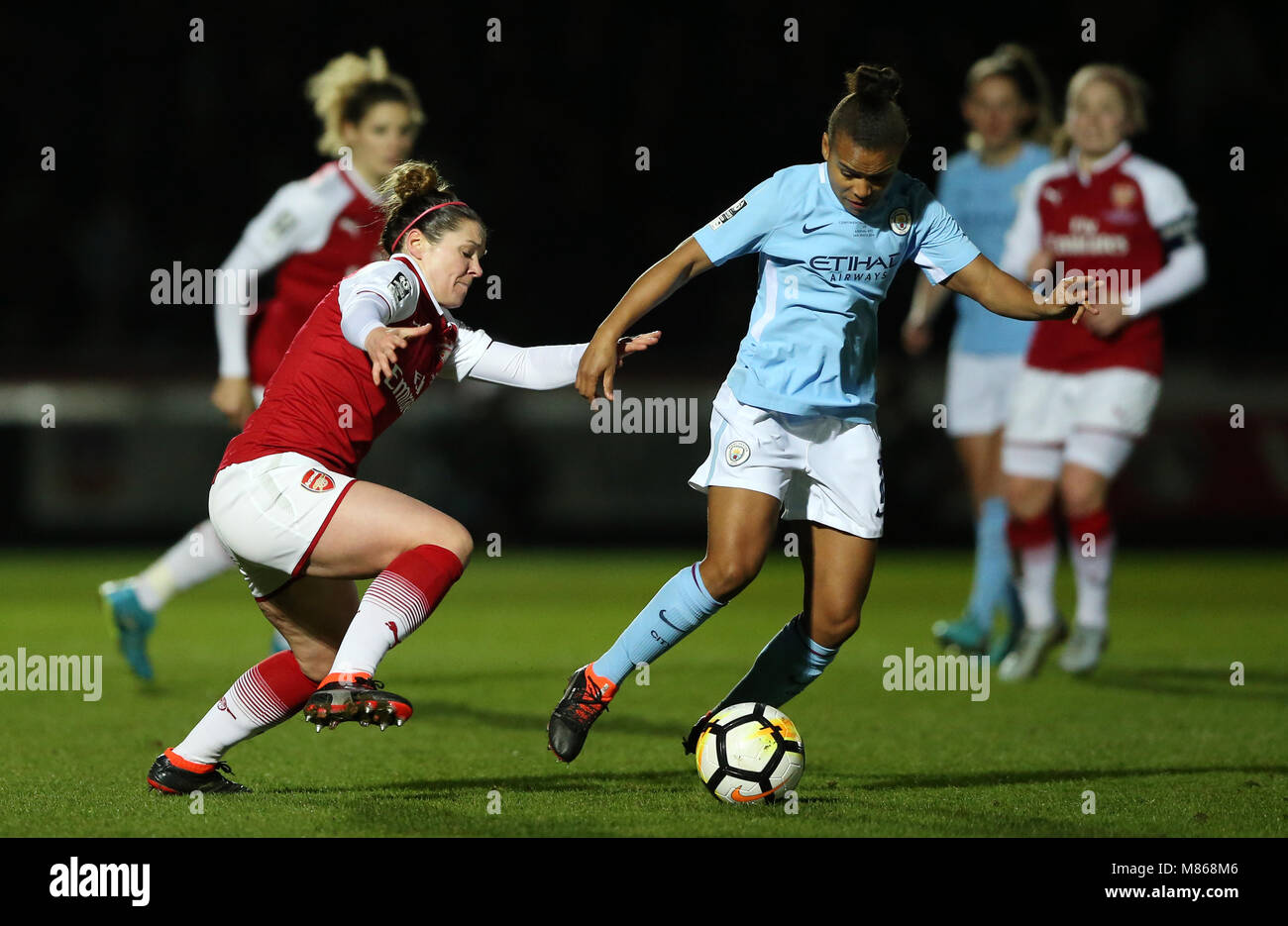Manchester city womens nikita parris battle hi-res stock photography ...