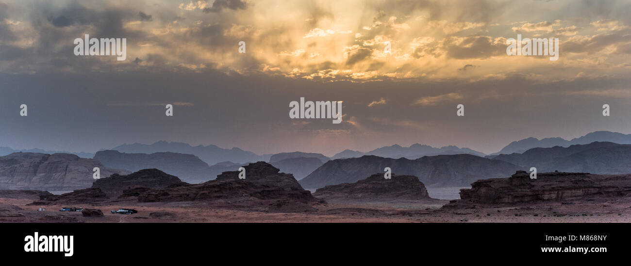 Wadi Rum , The Valley of the Moon, is a valley cut into the sandstone ...