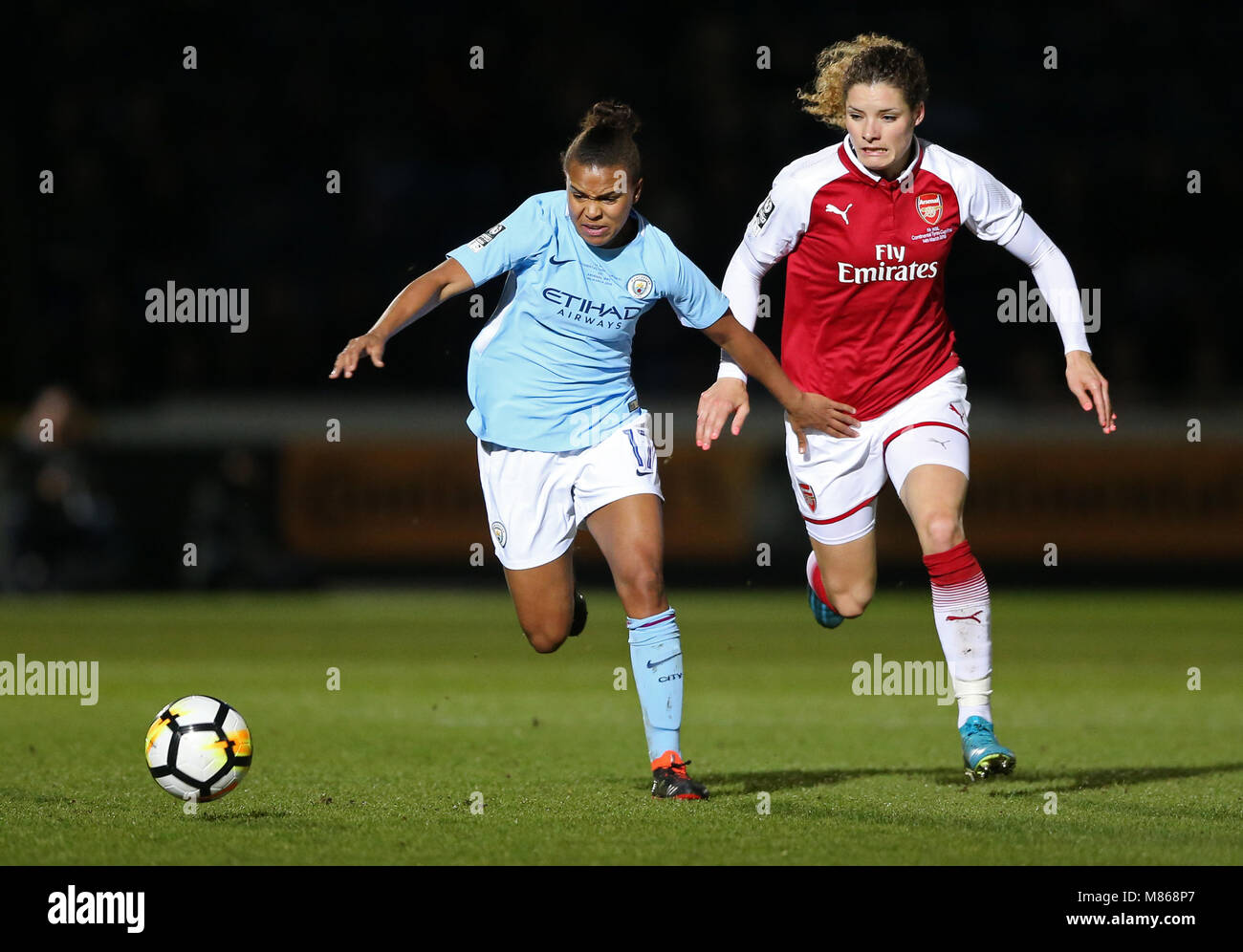 Manchester city womens nikita parris battle hi-res stock photography ...