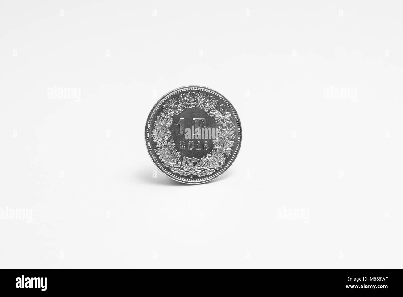 Swiss Currency Franc Coin Isolated High Resolution Stock Photography ...
