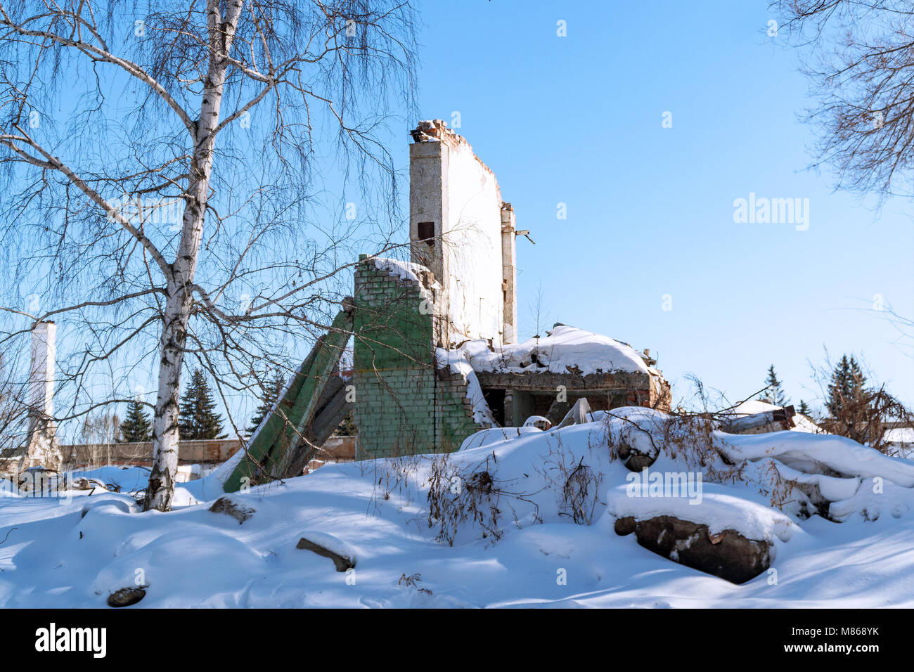Ruins of an old building Stock Photo - Alamy