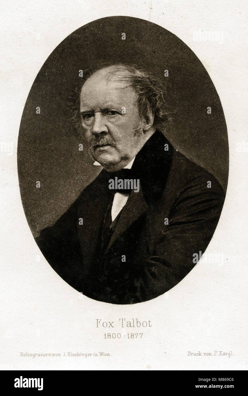 William Henry Fox Talbot, 1864/1871, by John Moffat Stock Photo - Alamy