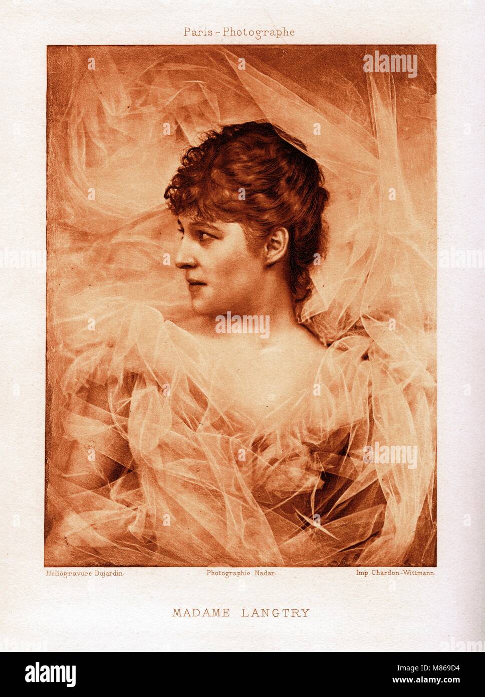 Lillie langtry actress hi-res stock photography and images - Alamy