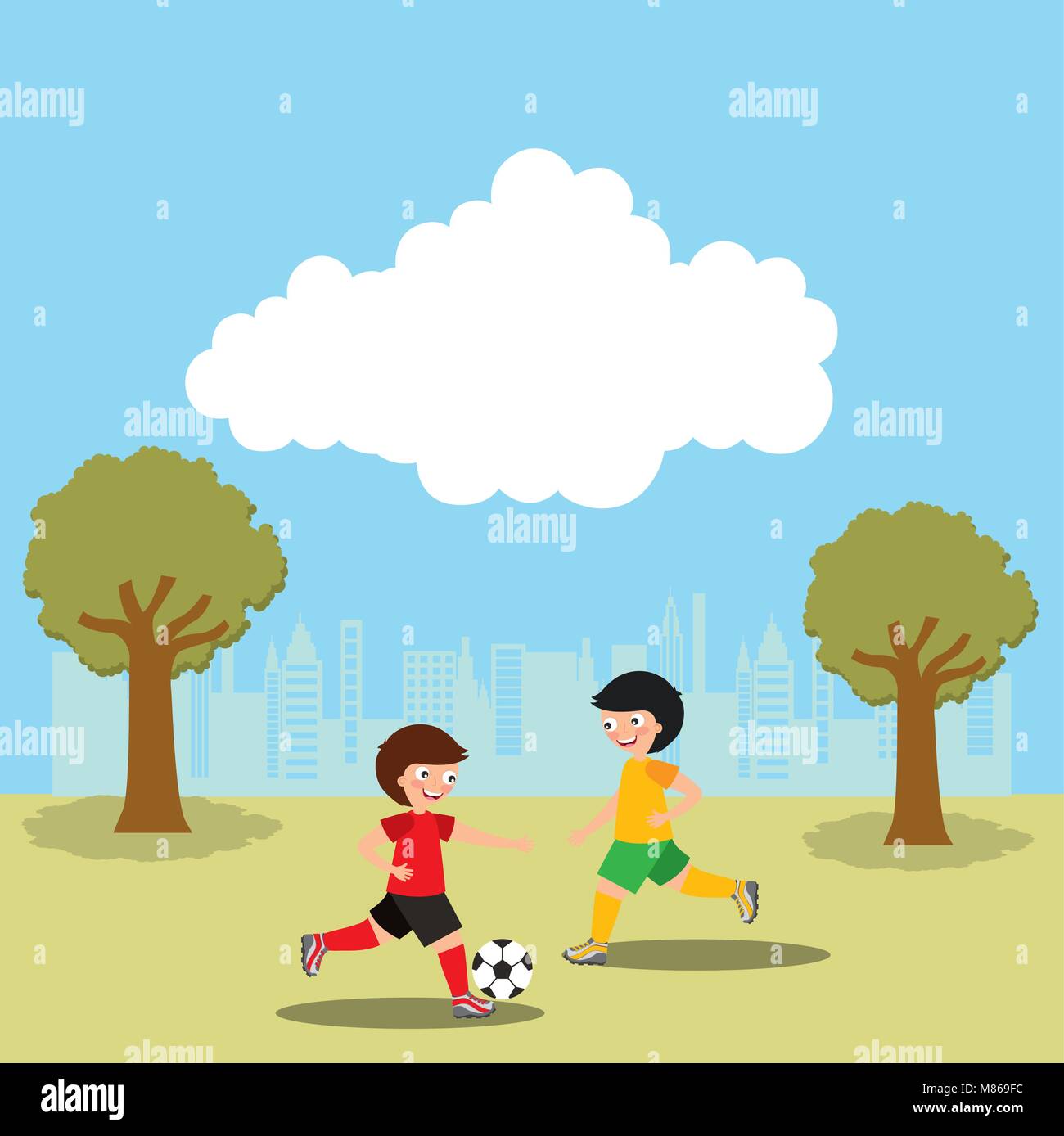 kids sport activity image Stock Vector Image & Art - Alamy