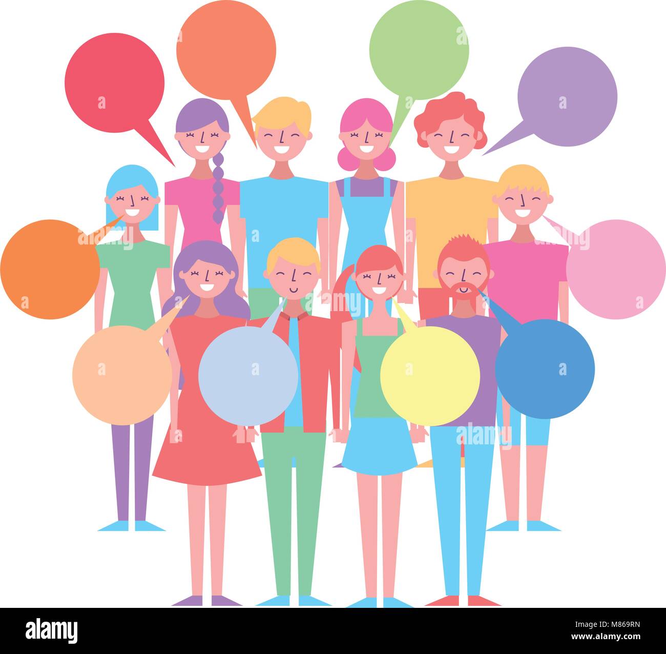 people group man and woman Stock Vector Image & Art - Alamy