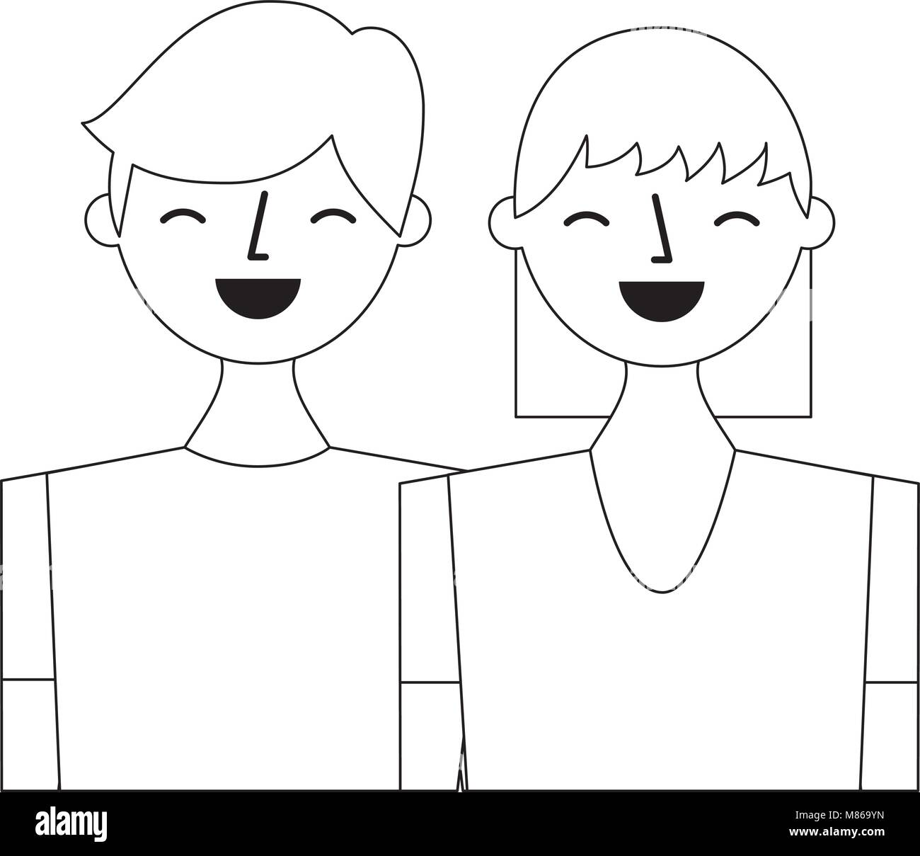 Imprimir people characters cartoon Stock Vector Image & Art - Alamy