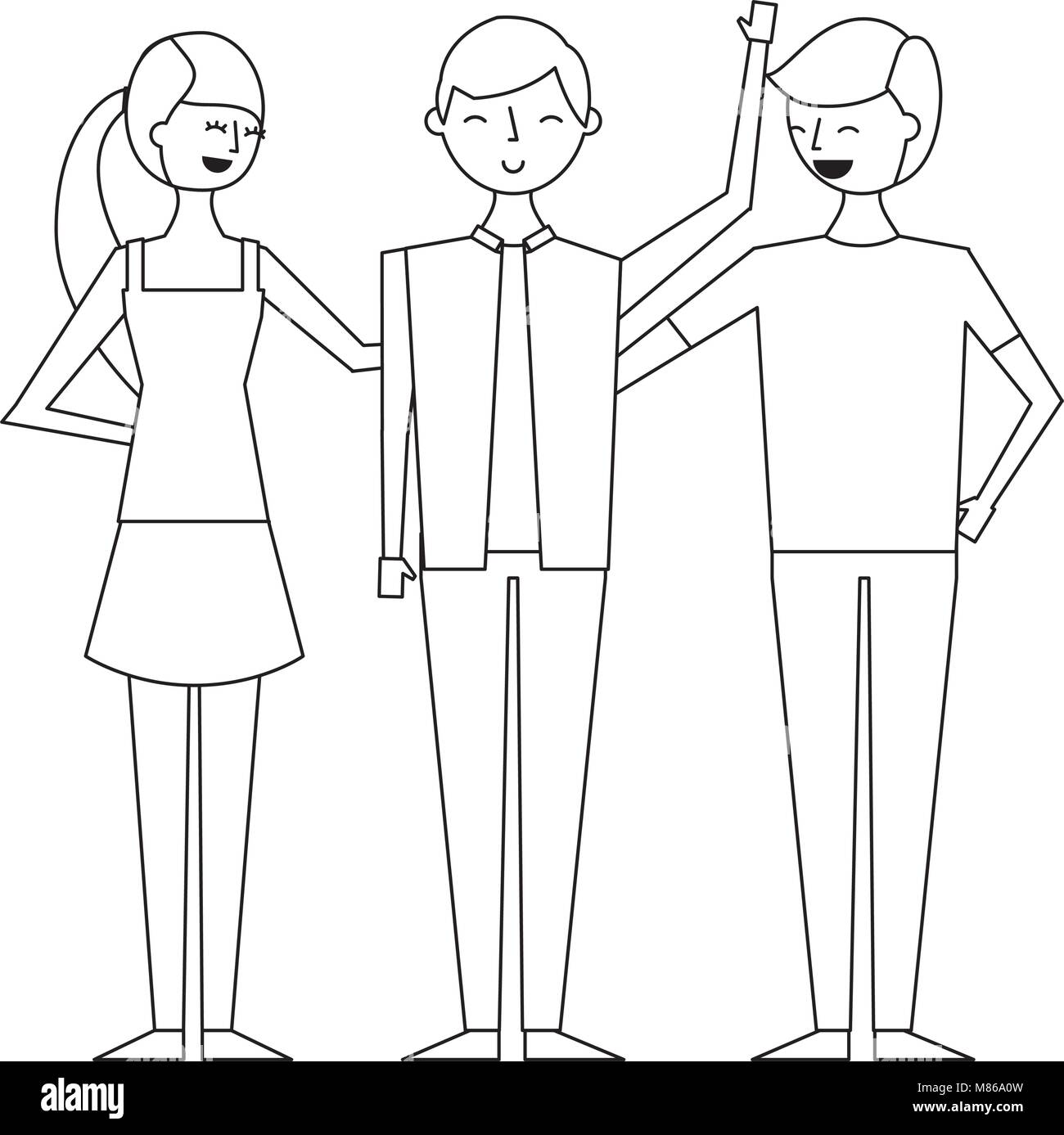 people characters cartoon Stock Vector Image & Art - Alamy