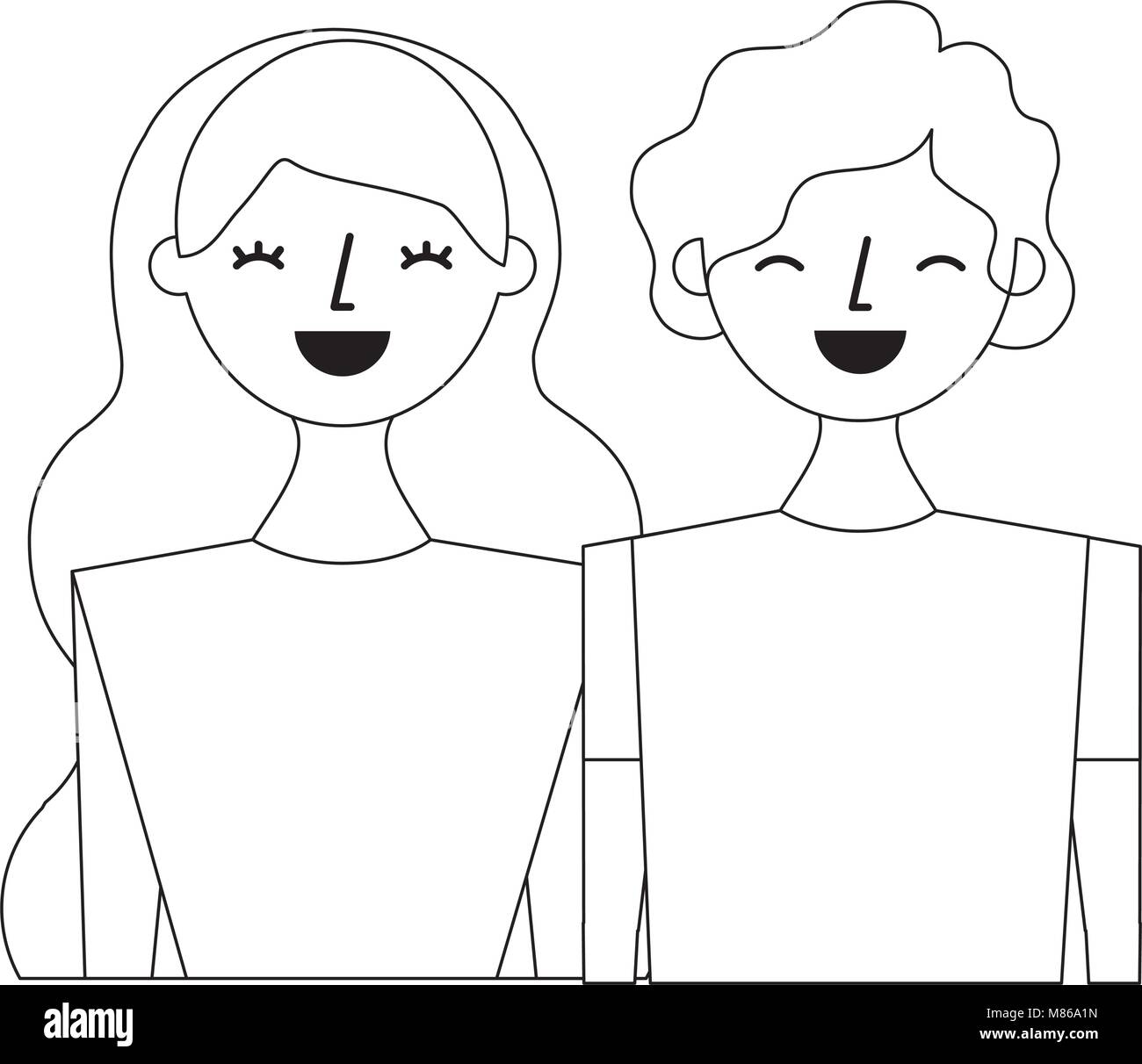 Imprimir people characters cartoon Stock Vector Image & Art - Alamy