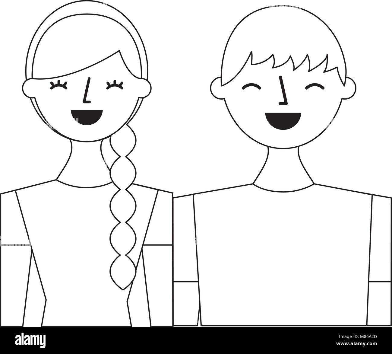 Imprimir people characters cartoon Stock Vector Image & Art - Alamy