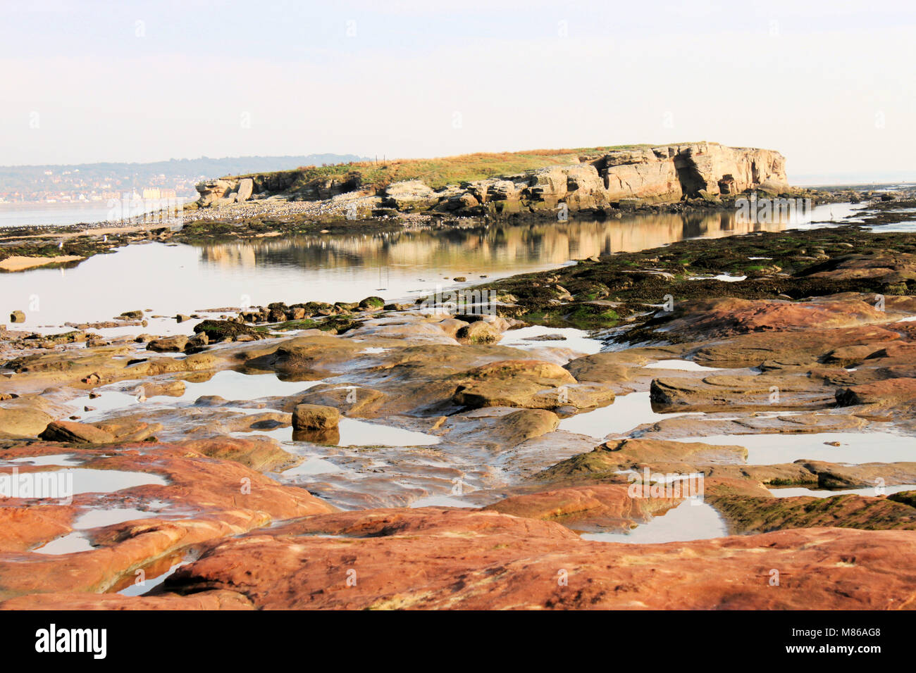 A view of Hilbre Island Stock Photo - Alamy