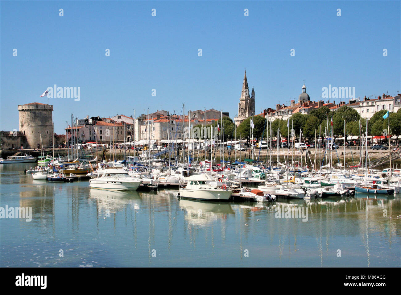 A view of La Rochelle Harbour Stock Photo - Alamy
