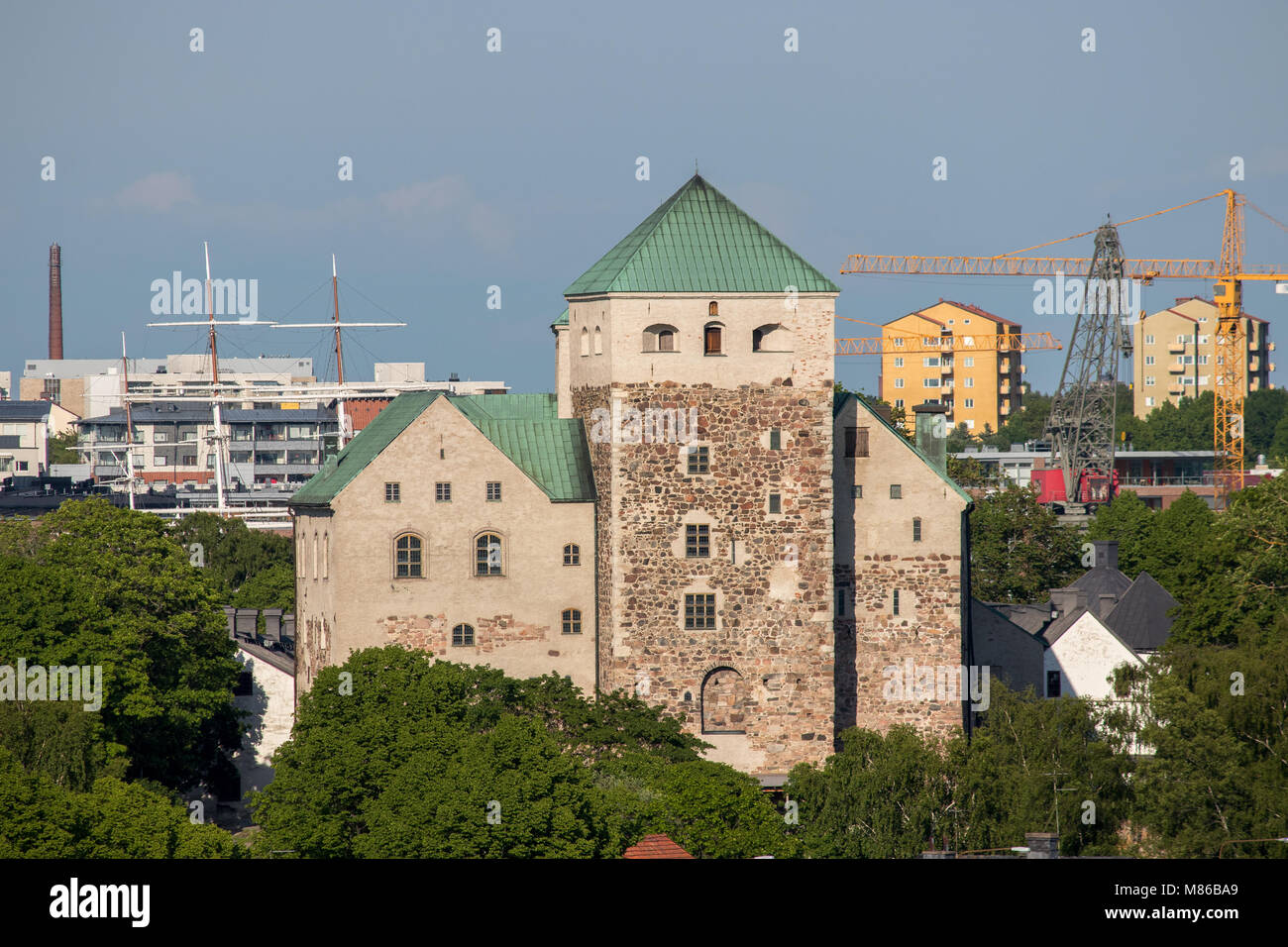 Turku Castle in the city of Turku in Finland. Turku Castle is a ...