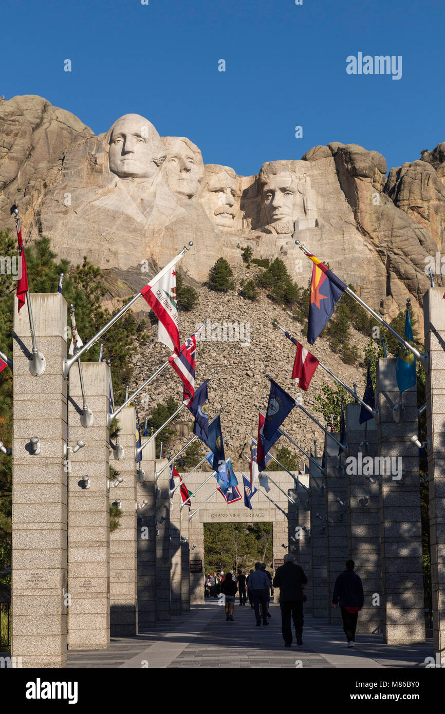 Mount Rushmore National Memorial, SD, USA Stock Photo - Alamy