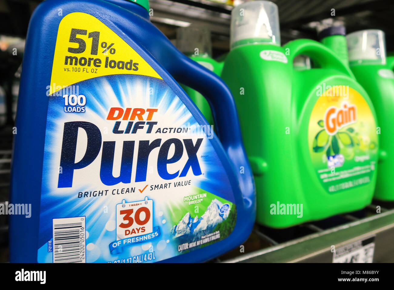 Home Depot Cleaning Products Store Display, NYC Stock Photo - Alamy