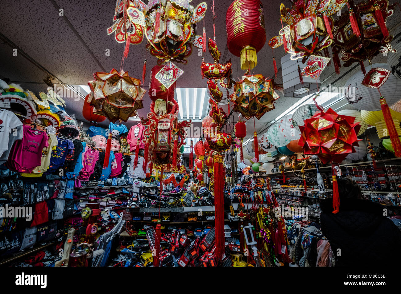 A store in Chinatown Manhattan selling various Chinese items. New York ...
