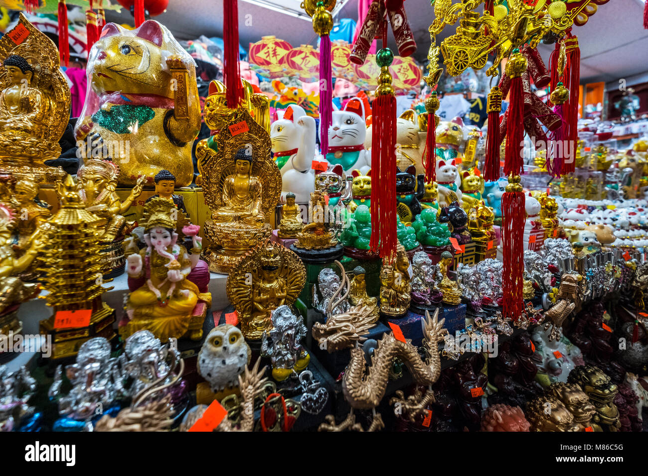 A store in Chinatown Manhattan selling various Chinese items. New York ...