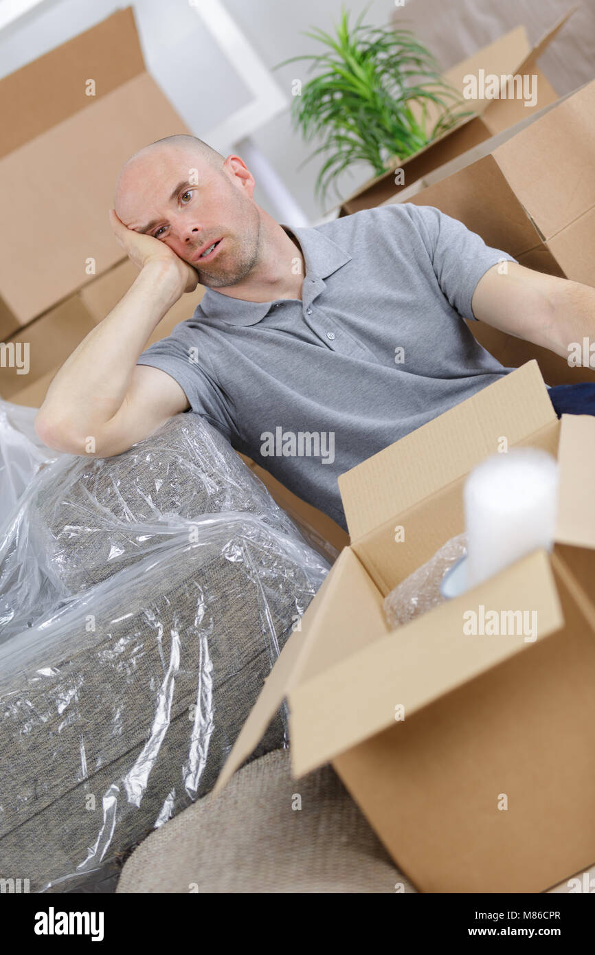 stress from packing Stock Photo - Alamy